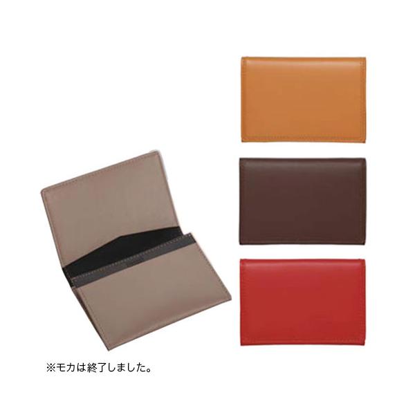 【メール便可】【仕様】色:全6色(ブラック(完売)・ダークブラウン・ブルー(完売)・レッド・ブラウン・モカ(完売))サイズ:110×75×13mm仕様:牛革(スムース仕上げ)、内生地:シャンタン、二ツ折り型、マチ付ポケット(名刺入れ30枚対...