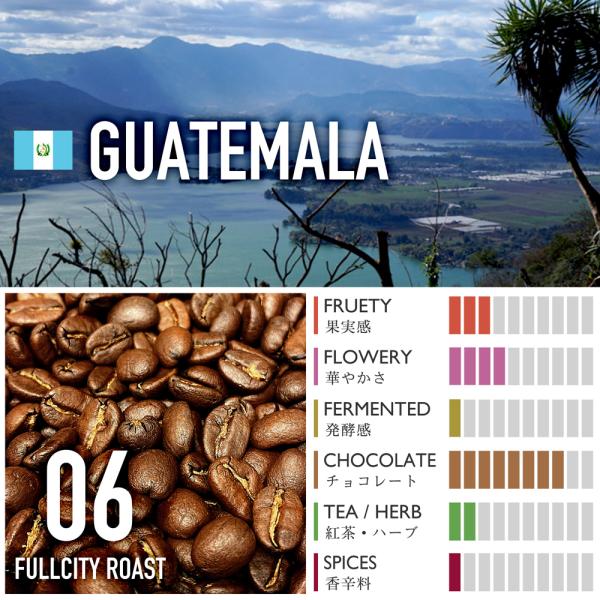 人気のグアテマラ！定番のブルボン種（ウォッシュド）！当店で売れ筋の豆が今年も入荷しました♪ミルクチョコレートのような甘い香りに、リンゴや梨のような果実感。口当たりが良く、ボディ感もある、バランス良好な逸品です！「奇をてらわない質の高いコーヒ...
