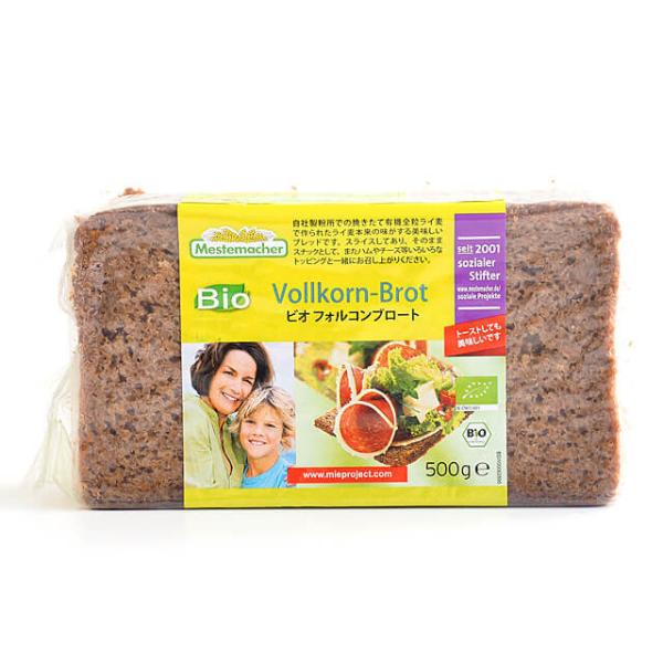 メステマッハーは1871年ドイツで創業。ライブレッドは自社製粉所での挽きたて全粒ライ麦と自社製サワー種を使用しているため、ライ麦本来の味がする美味しいブレッドです。スライスしてあり、そのままスナックとして、またハムやチーズ等いろいろなトッピ...