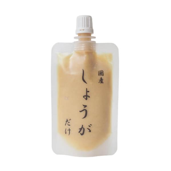 原材料は国産しょうが100％。調味料や食品添加物を全く使用していないので、常にすりおろしたての香りと本物の生姜の味を楽しんでいただける商品です。台所を汚さず、保存性に優れ、本物であることが売りの商品です。添加物が使用されていないため、生鮮生...