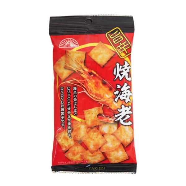 海老を生地に練り込み、チリソース味のパウダーを振りかけました。海老の香ばしさとピリッとした甘辛さが後を引く、カリカリした焼菓子です。