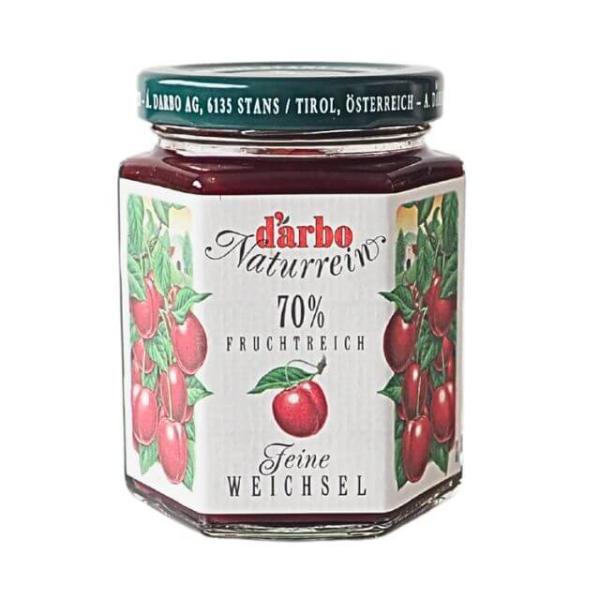 全体の70％に果肉を使用し、ダルボ社のジャムの中でも果実含有率が最も高いプレサーブスタイルです。まるで生の果実がそのまま入っているようなさわやかな香りと、平均糖度約41度の甘すぎない自然な風味をお楽しみいただけます。