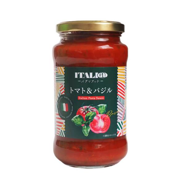 イタリア産のトマトにバジルを加えたイタリアのマンマの味のパスタソースです。