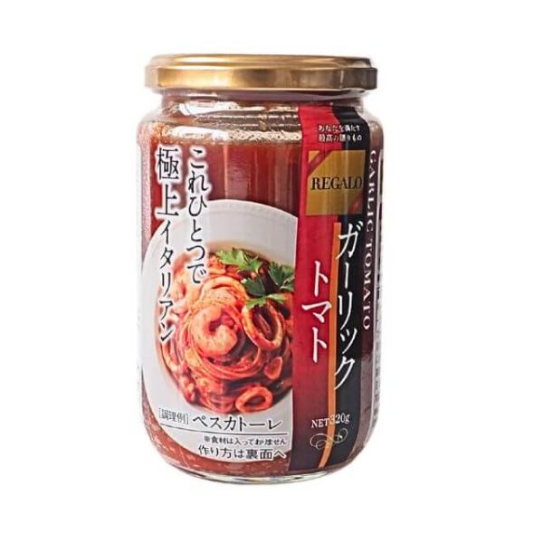 これひとつで極上イタリアン「ガーリックトマト」は濃厚なトマトの旨みとガーリックが効いた味わい。調理済みベースソースのため味付け不要。これひとつあれば、お好みの食材と合わせるだけで極上のイタリアンが完成！パスタだけでなく幅広いメニューにご使用...