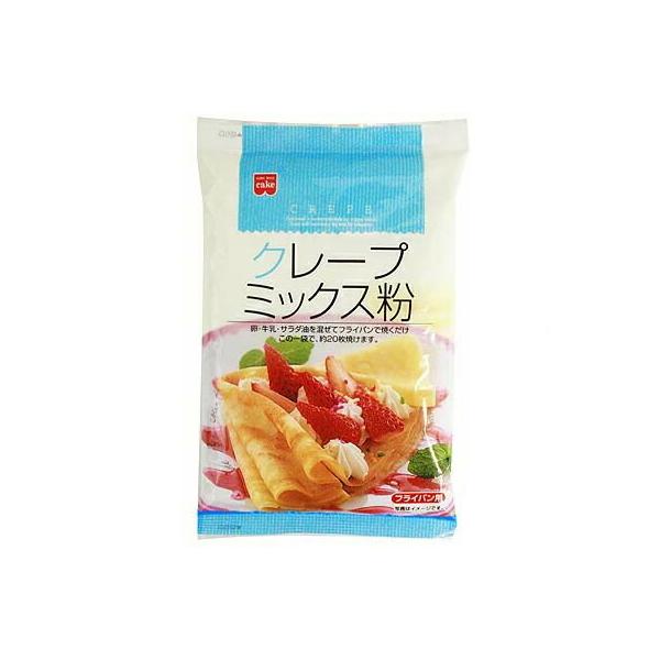 もっちりとしたほんのり甘いクレープが手軽に作れます。お好みのフルーツやホイップクリームをトッピングしたり、サラダやチーズを巻いておかず風にお楽しみください。【原材料】小麦粉、グラニュー糖、米粉、粉末油脂、食塩、卵白粉末、加工デンプン、香料、...