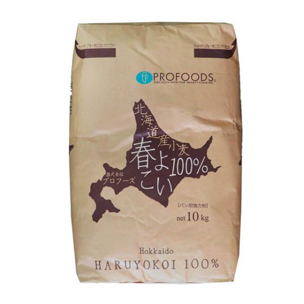 北海道にある木田製粉と共同で開発した、国産のプロフーズオリジナルパン用強力粉です。北海道産春播小麦「春よ恋」を100％使用。北海道産小麦特有の豊かな風味があり、また、吸水性に優れ、伸弾性が強いため、作業性が非常に良好です。もちもち感のある、...