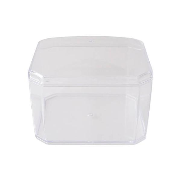 プレゼントにおすすめの焼菓子用のフタ付きケースです。電子レンジ、オーブン使用不可。