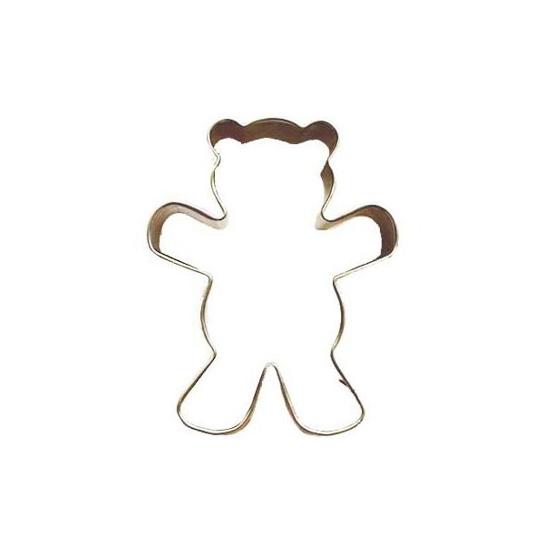 ドイツの製菓器具メーカー、BIRKMANN（バークマン）社のクッキー抜型は、日本製には見られない多彩でユニークなデザインが人気です。両手を広げた、愛らしいくまの形をしたクッキー型です。焼きっぱなしの素朴なクッキーはもちろん、アイシングクッキ...