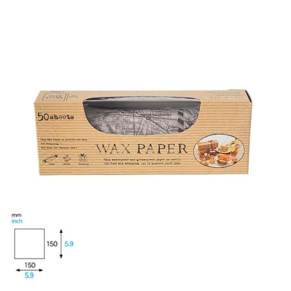 食品の保存用やラッピングペーパーとして、 幅広い用途に使えるデザイン入りのワックスペーパーです。水分・油分の染み込みを軽減し乾燥を防ぐため、食品を包むのに大変便利です。お菓子の包装やお弁当の仕切りに使いやすい小さめサイズ。正方形なので折り紙...