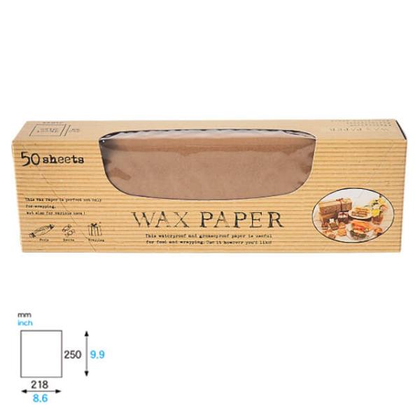 食品の保存用やラッピングペーパーとして、 幅広い用途に使えるデザイン入りのワックスペーパーです。水分・油分の染み込みを軽減し乾燥を防ぐため、食品を包むのに大変です。使いやすい人気の定番サイズ。自然な風合いのクラフト無地紙です。