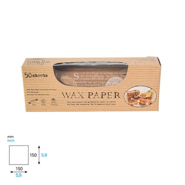 食品の保存用やラッピングペーパーとして、 幅広い用途に使えるデザイン入りのワックスペーパーです。水分・油分の染み込みを軽減し乾燥を防ぐため、食品を包むのに大変便利です。お菓子の包装やお弁当の仕切りに使いやすい小さめサイズ。正方形なので折り紙...