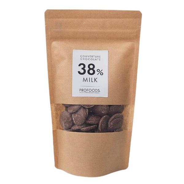 カカオのほどよい酸味とミルクのコクが美しく調和した、汎用性の高いミルクチョコレートです。天然バニラのやわらかな香りが、味わいに奥行きを添えます。ひと粒のサイズ：直径約24mm程度の円形状おすすめ組み合わせ素材：オレンジ、アプリコット、ナッツ...