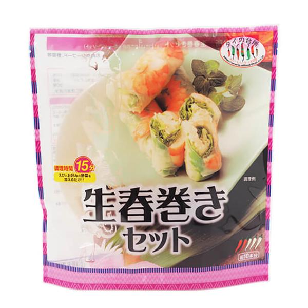 えびとお好みの野菜を加えるだけ！ベトナム料理の前菜として代表的な生春巻き。ライスペーパーを水でもどし、お肉やシーフード、野菜等お好みの具を巻いてスイートチリソースをつけてお召し上がりください。