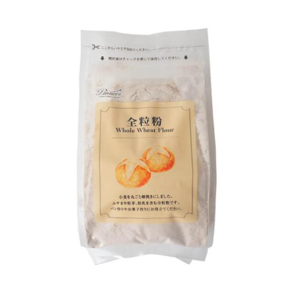 小麦を丸ごと細挽きにしました。ふすまや胚芽、胚乳を含む全粒粉です。【使用方法】・パン作りに現品(全粒粉)を強力粉の分量に対して2〜3割おきかえてご使用いただくと、軽い仕上がりの全粒粉パンが作れます。・お菓子作りにクッキー、スコーン、マフィン...
