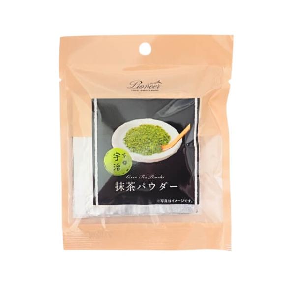 京都府産の宇治抹茶を使用。キメが細かく溶けやすいパウダーです。抹茶の豊かな風味をお楽しみいただけます。