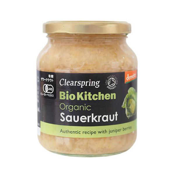 有機白キャベツ、有機ジュニパーベリーを塩漬けし自然発酵させました。ほどよい酸味とキャベツのシャキシャキ感をしっかりと感じられます。 そのままでも、温めてもおいしく、肉料理の付け合わせや煮込み料理など幅広く使えます。