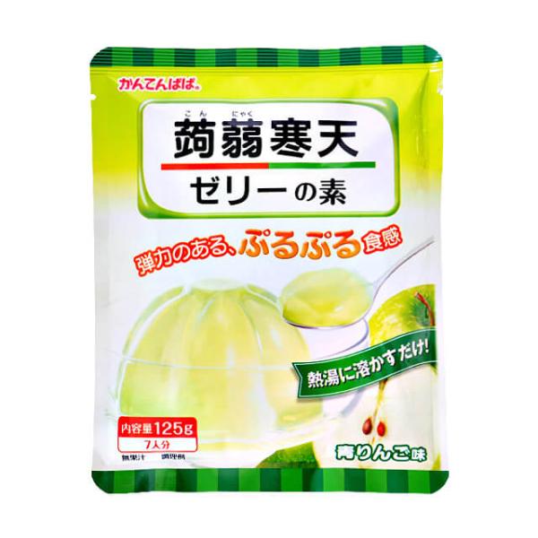 食物繊維豊富な寒天と蒟蒻が一緒になりました。こんにゃくに寒天をプラス。プルルンとした食感が特長です。こんにゃくのプルプル感と寒天のさっくり感がうまく合った歯切れのよいゼリーの素です。常温で溶けださないので型抜もできます。熱湯で溶かして冷蔵庫...