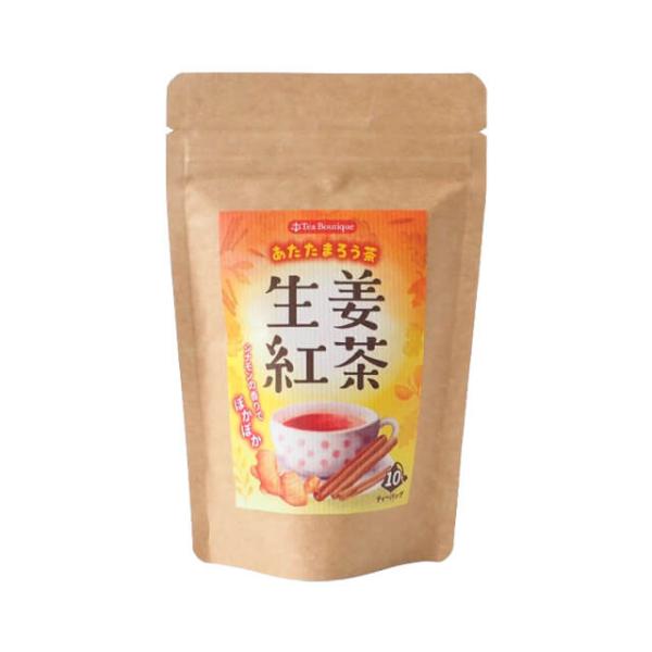 生姜とシナモンをブレンドしたすっきりとした味わいの紅茶。無香料なので素材そのままの香りが楽しめます。おいしい淹れ方(1杯分)・茶葉の量：1ティーバッグ・お湯：熱湯150ml・浸出時間：2分おいしく淹れるコツは、蓋をしてお湯の中で茶葉をきちん...