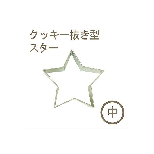 クッキー作りが楽しくなる、ステンレス製の抜き型です。