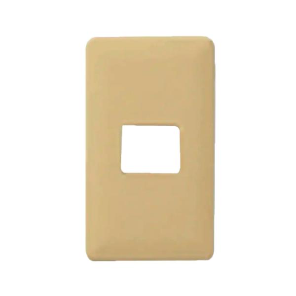 【商品詳細】製造メーカー：パナソニック型番：WN6001Y施設向 工事用配線器具フルカラーモダン標準プレート・1連1個用・ダークベージュ・120×70×7.0(mm)・ABS樹脂【注意】※出荷の際の梱包箱は,使用済みダンボールを再利用してお...