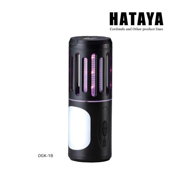 充電式殺虫器　電撃!ちょこっと　DGK-1B　内部の電撃格子に触れると高電圧でいやな蚊や虫を駆除します。アウトドアに、屋外作業に、屋外のスポーツ観戦、乳幼児との外出時にも！USB充電式なので手軽に持ち運びができます。3WAY殺虫灯…UV光源...
