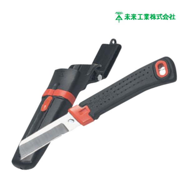 未来工業 デンコーマック 左利き用 DM-11L 電工ナイフ適用:左利き用ナイフ全長:235mm刃長:88mm適用ケーブル2芯(φ1.6・φ2.0)、3芯(φ1.6・φ2.0)、4芯(φ1.6)        ◆刃の折りたたみ不要！◆すべり...