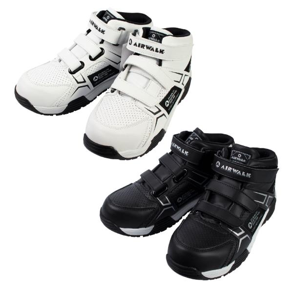 ◆AIRWALKの快適さを現場でスケートブランド発のAIRWALK（エアウォーク）から誕生した安全靴「ベルトライン AW-970」シリーズ。現場の安全・快適・スタイルをすべて妥協したくない方に。3本マジックベルトでしっかり固定、耐滑ソールで...
