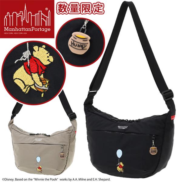【発売日：2025年12月23日】Manhattan Portageが誇る軽量かつ丈夫で使い勝手が良いアイテムに、イギリスの作家A.A.ミルンによって生み出された名作『くまのプーさん』をフィーチャーした初のコレクション。・フロントには、風船...