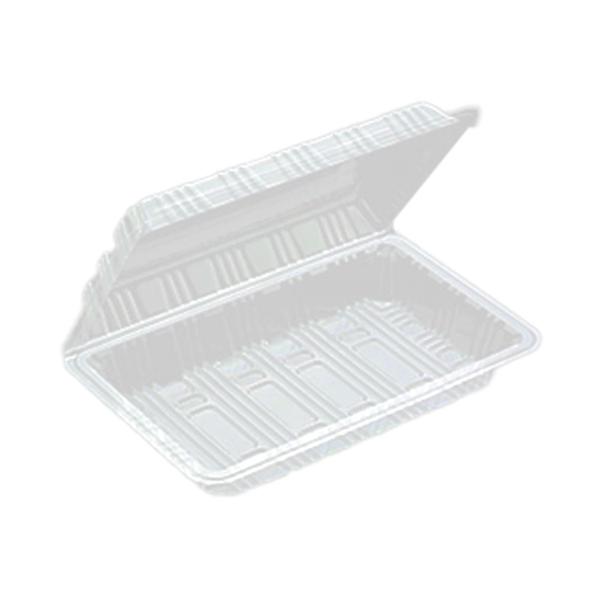 安価なフードパック。非嵌合タイプのため、輪ゴムやテープ止め、超音波溶着が必要です。※サイズ表記は、蓋を閉じたときの外寸です。