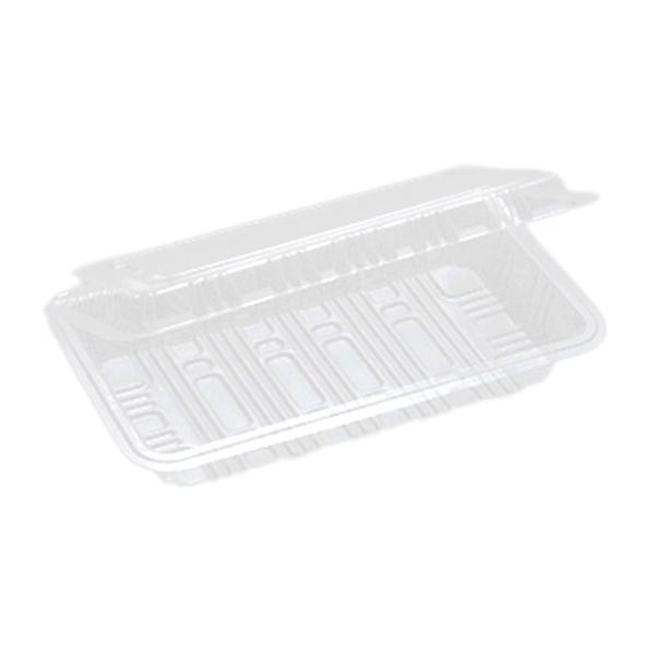 安価なフードパック。非嵌合タイプのため、輪ゴムやテープ止め、超音波溶着が必要です。※サイズ表記は、蓋を閉じたときの外寸です。