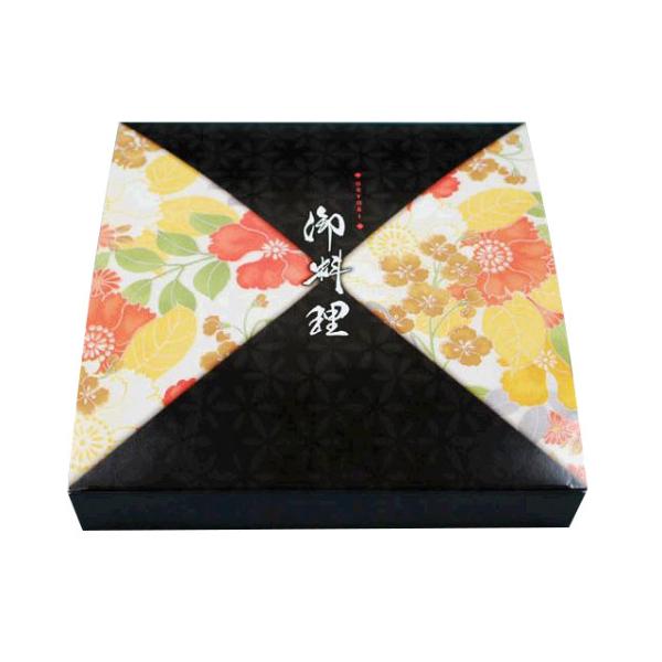 仕出し弁当におすすめの高級感ある紙ボックス弁当容器。本体と蓋一体型で、ワンタッチで組み立て簡単。中仕切りは別売り。商品ご到着後、必ず開封して破損等がないかご確認ください。メーカー欠品時は納期が数週間かかる場合がございます。12月中は特にご注...