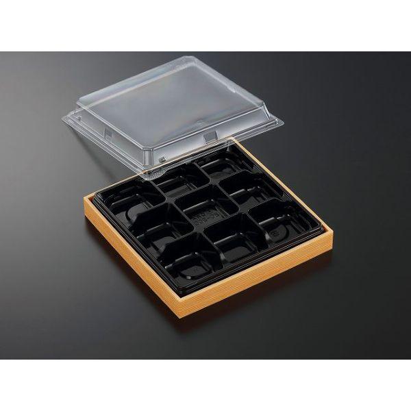 外嵌合蓋付き。高級感とボリューム感を引き立てるスタイリッシュデザイン！ガッチリと重なり崩れないこだわりの設計。開けやすさにこだわったツマミ形状。浅型＋高蓋で驚きのボリューム感を演出。