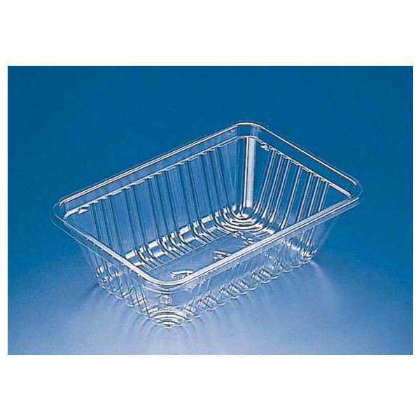 いちご、ぶどうなどの青果物に最適なフルーツトレー。ペットボトルの再生材を使用したA-PETを使用しています。ペットボトルの再生材をバージンシートでサンドすることにより安全性を高めています。剛性に優れた設計で、強度があり、内容物を保持します。