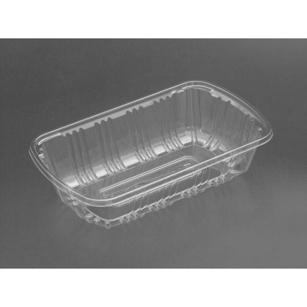 いちご、ぶどうなどの青果物に最適なフルーツトレー。ペットボトルの再生材を使用したA-PETを使用しています。ペットボトルの再生材をバージンシートでサンドすることにより安全性を高めています。剛性に優れた設計で、強度があり、内容物を保持します。