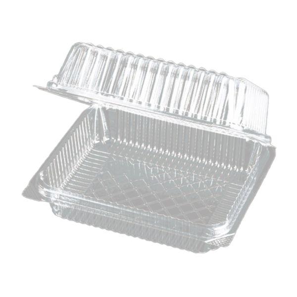 サンドイッチ、製パン、菓子類向けの蓋が高い嵌合フードパック。外嵌合タイプ。