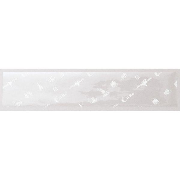 生ケーキを乾燥から守る保護フィルム。欧風なお菓子の雰囲気に。金あり。