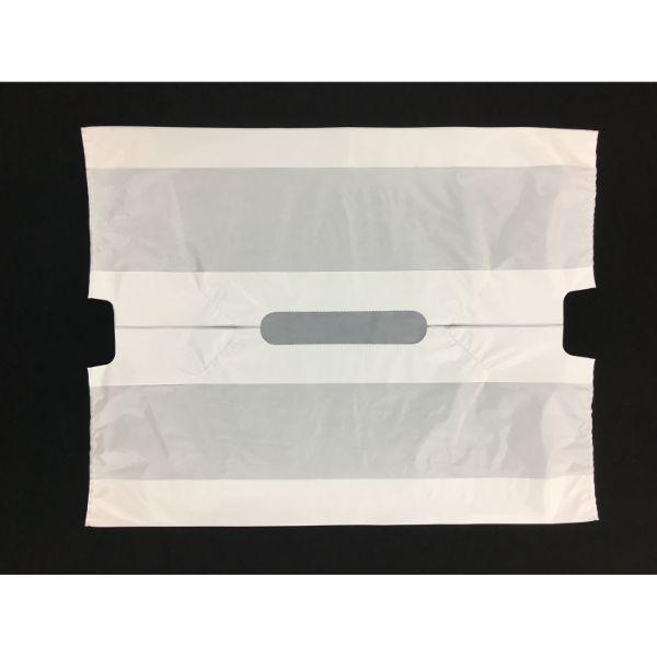 寿司・弁当用バンバンバッグ。特許技術を取得した形状により、中に商品を入れた時に抜群の安定感を発揮します。商品を傾ける事なく快適に運ぶことが可能です。