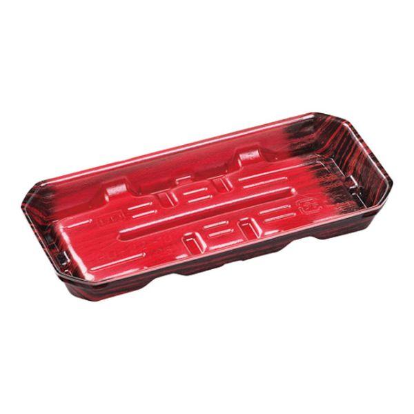 豊富な柄とサイズの深型うなぎ容器です。食材がラップに当りにくく、ラップ包装時の見映えが益々よくなりました。