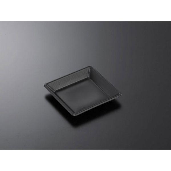 そのまま食卓に出せる、おしゃれな角皿。電子レンジ対応。※蓋は別売り。