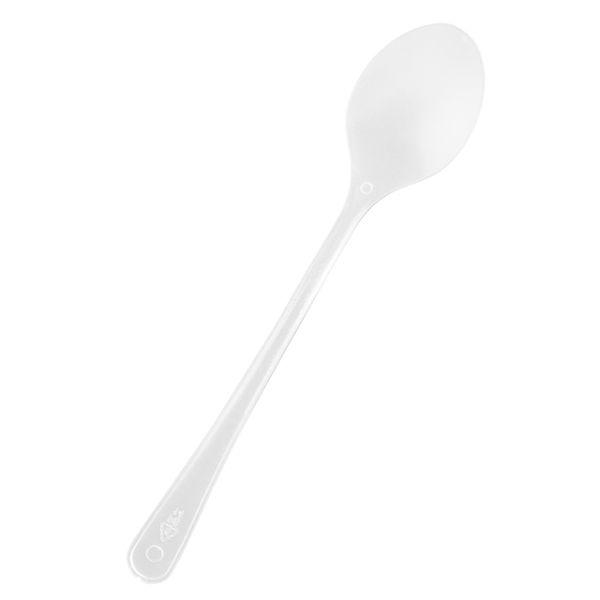 カップスイーツなどを食べる時におすすめの使い捨てプラスプーンです。パフェなどが食べやすいように持ち手部分が長い形になっています。食べひとつずつ個包装されているのでイートインはもちろん、テイクアウトにもつけることができます。食品対応。食品衛生...