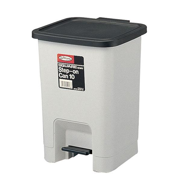 無駄のないシンプルフォルムのダストボックス。両手が塞がっていてもペダルを踏んで捨てることができる。ベーシックなデザインで場所を選ばない。家庭用としてはもちろん、業務用にもおすすめ。