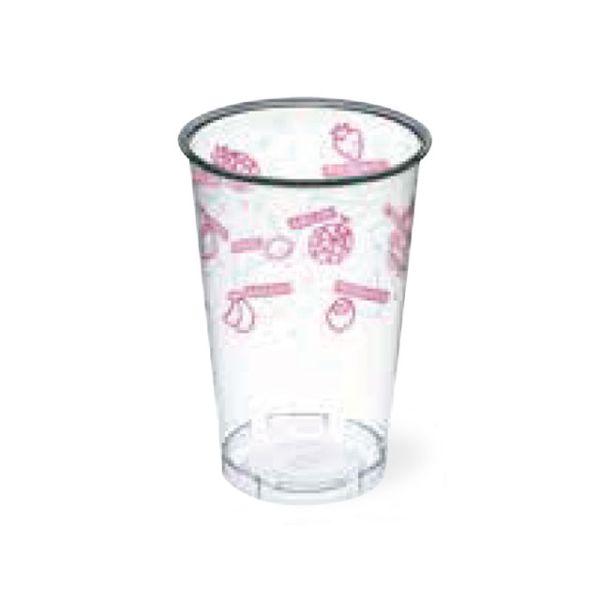 冷たいドリンクにはクリア系カップのご利用がおすすめです。420mL。