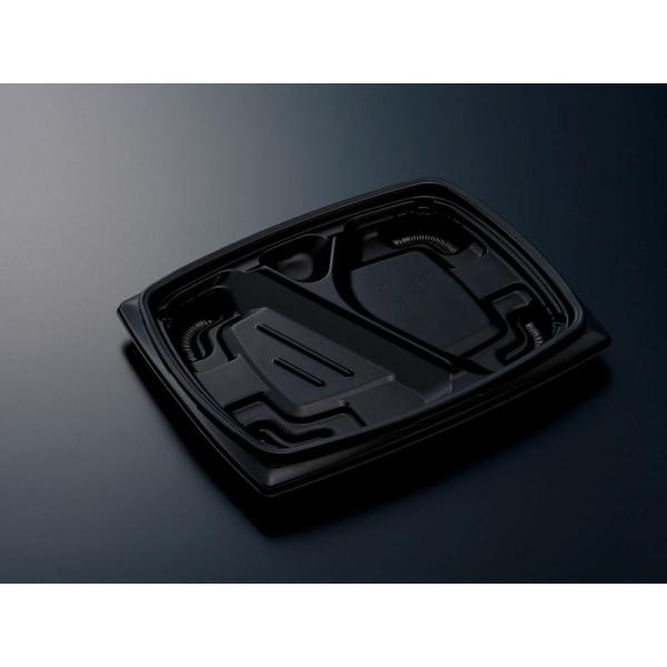 しっかり側面外篏合できる弁当容器です。 。241×195×30mm