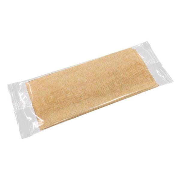 未晒しで自然な風合いの平型おしぼり。喫茶店やカフェにおすすめ。