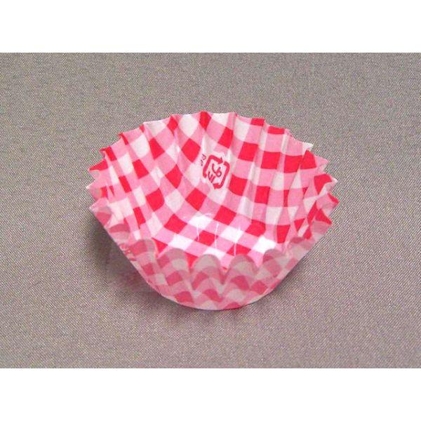 保形成に優れた、色・サイズのバリエーションが豊富なカップケース。印刷面を両面から同質の材料でラミネートを施し、インキが食材に接触しない為安心・安全。耐熱性にも優れ、電子レンジ対応。耐熱温度：-50℃〜130℃。1本500枚入。