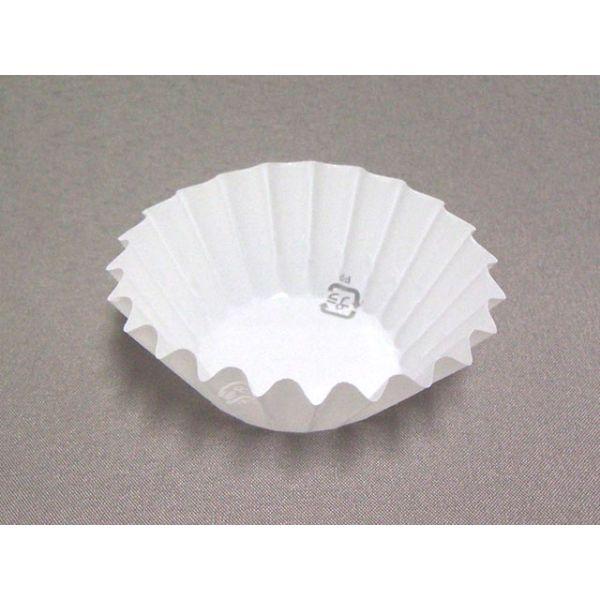 保形成に優れた、色・サイズのバリエーションが豊富なカップケース。印刷面を両面から同質の材料でラミネートを施し、インキが食材に接触しない為安心・安全。耐熱性にも優れ、電子レンジ対応。耐熱温度：-50℃〜130℃。1本500枚入。