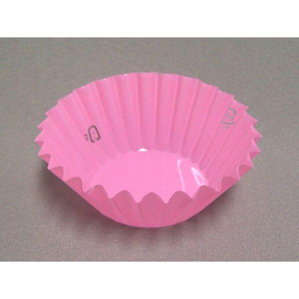 保形成に優れた、色・サイズのバリエーションが豊富なカップケース。印刷面を両面から同質の材料でラミネートを施し、インキが食材に接触しない為安心・安全。耐熱性にも優れ、電子レンジ対応。耐熱温度：-50℃〜130℃。1本500枚入。