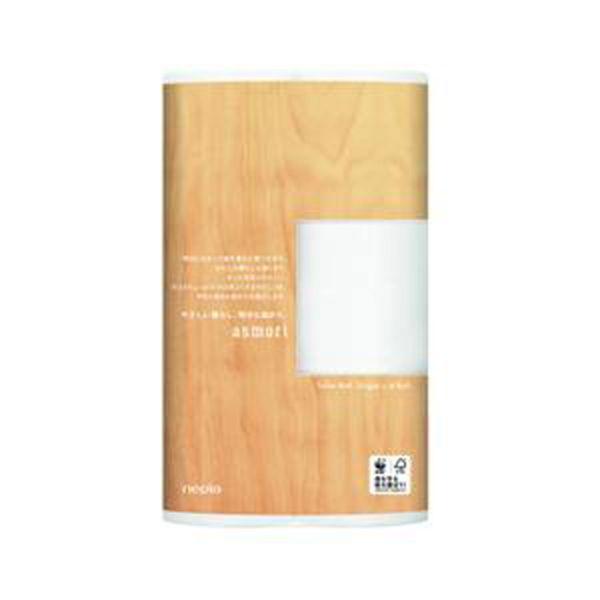 肌ざわり良いパルプ2倍巻収納スペースが約半分に。インテリア家具をイメージしたデザイン。FSC認証紙を採用。