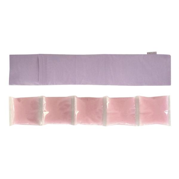 冷温兼用ジェルを使用した女性のためのケアグッズ。子宮、背中、首、肩、手首足首、胸などを冷やしたり温めたりすることができます。急な発汗時にも使えます。 。550×100mm