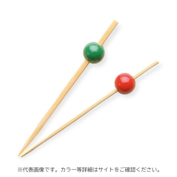 おせちや会席などのお祝い料理を彩る祝串やおだんごなどを飾る珍味串におすすめ。お料理をいただく愉しみに彩を添えて。 。長さ50mm